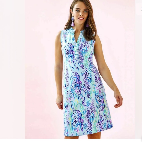 Lilly Pulitzer | Dresses | 48 Lilly Pulitzer Sherryn Dress Swim Shady ...